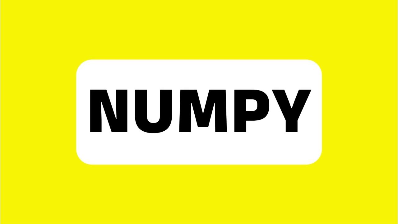 How to Pronounce Numpy (Python library for numerical computing ...