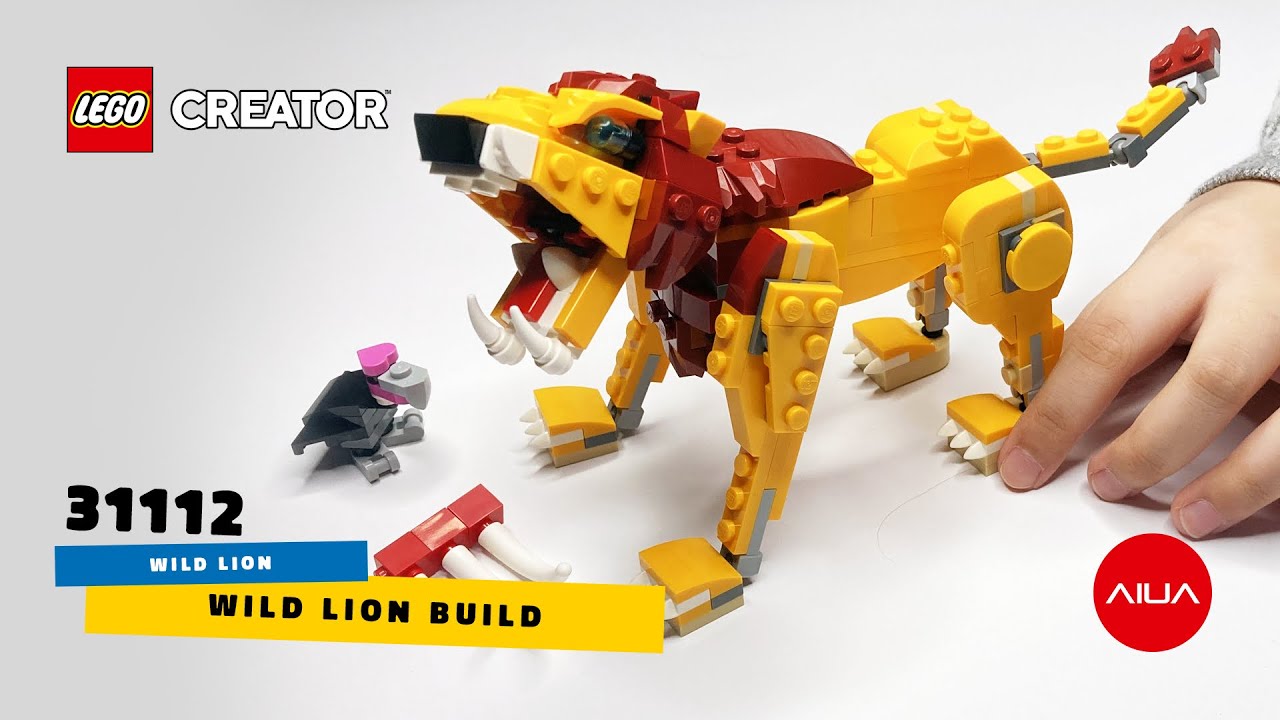 LEGO Creator Lion LEGO 31112 Wild Lion LEGO Creator 3 in 1 2021 Wild ...