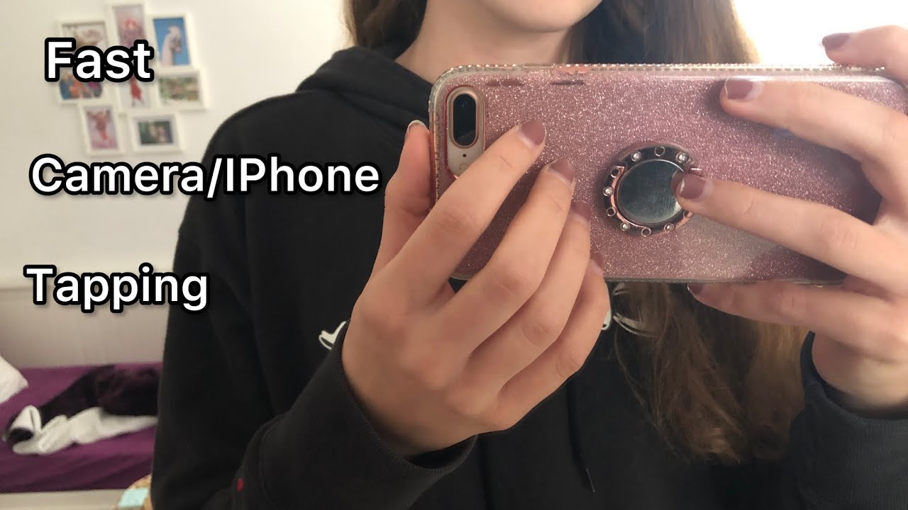 ASMR | Fast & aggressive tapping and scratching on IPhone - YouTube