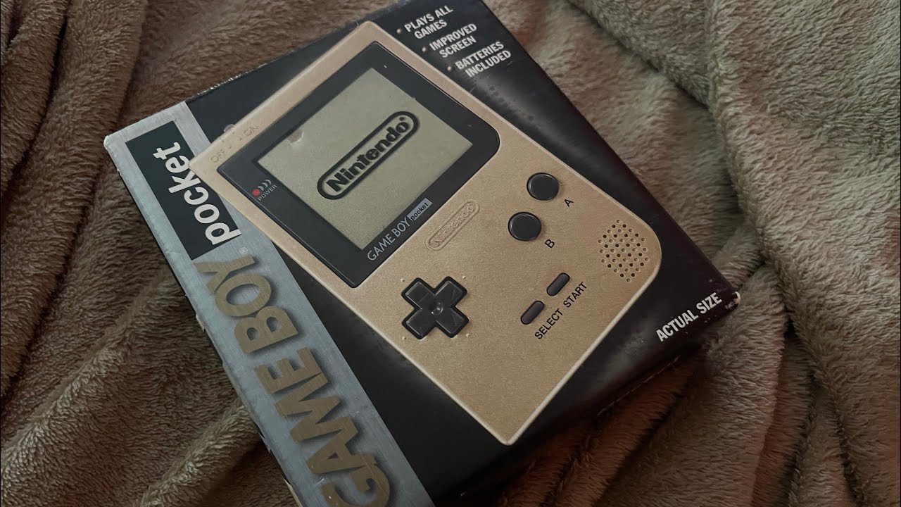 Game boy pocket gold - YouTube