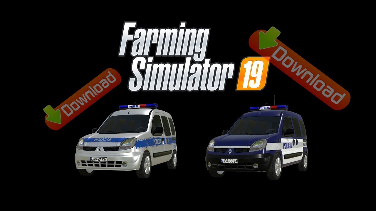[FS19] [DOWNLOAD] Renault Kangoo Policja - YouTube