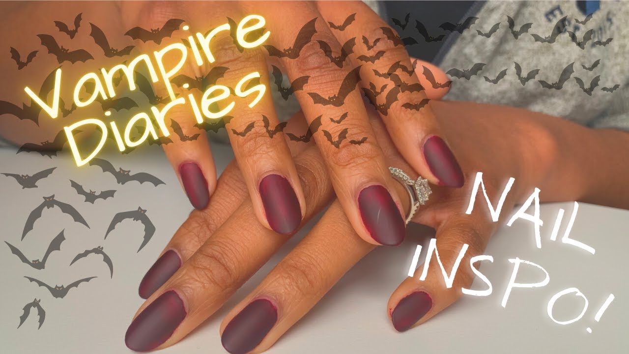 Vampire Diaries Nails