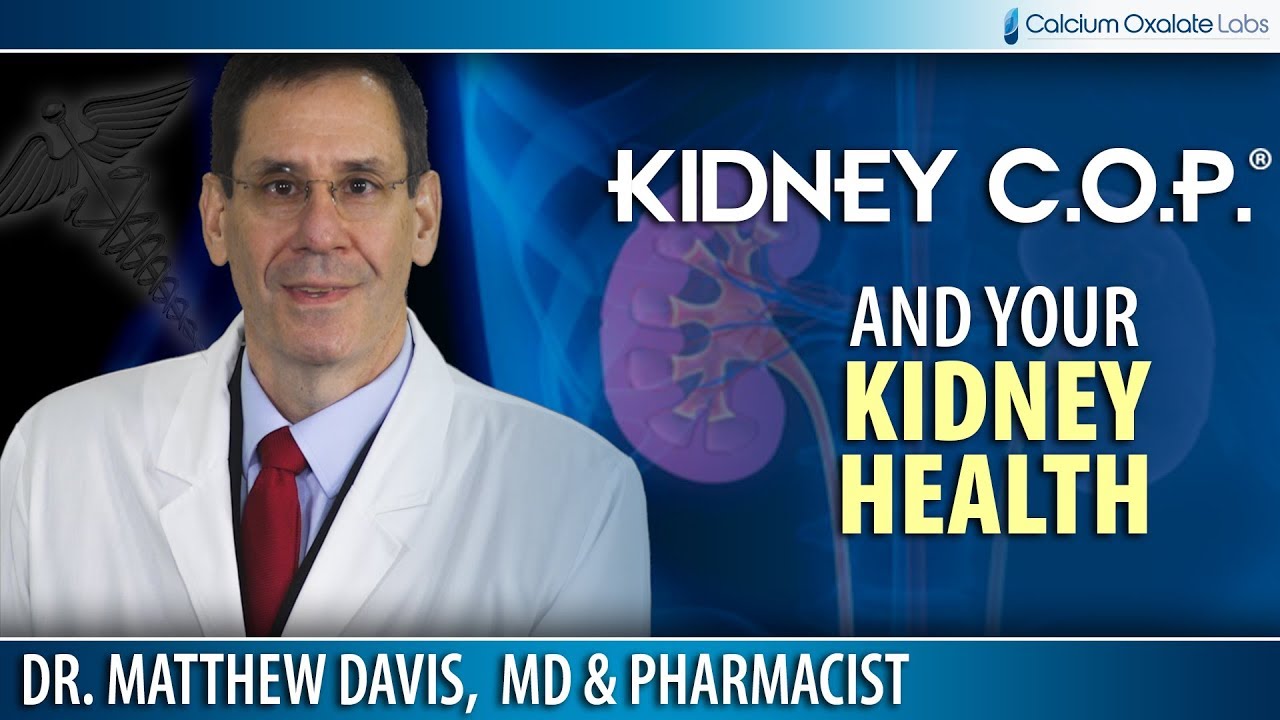 Dr. Matthew Davis Discusses Your Kidney Health and Kidney C.O.P. - YouTube