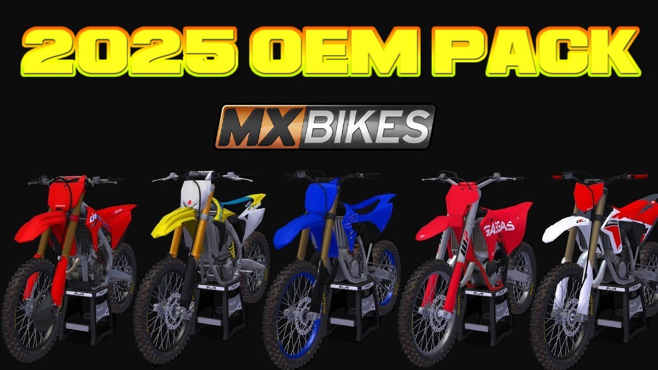 MX BIKES PACK OEM 2025 + INSTALLATION - YouTube