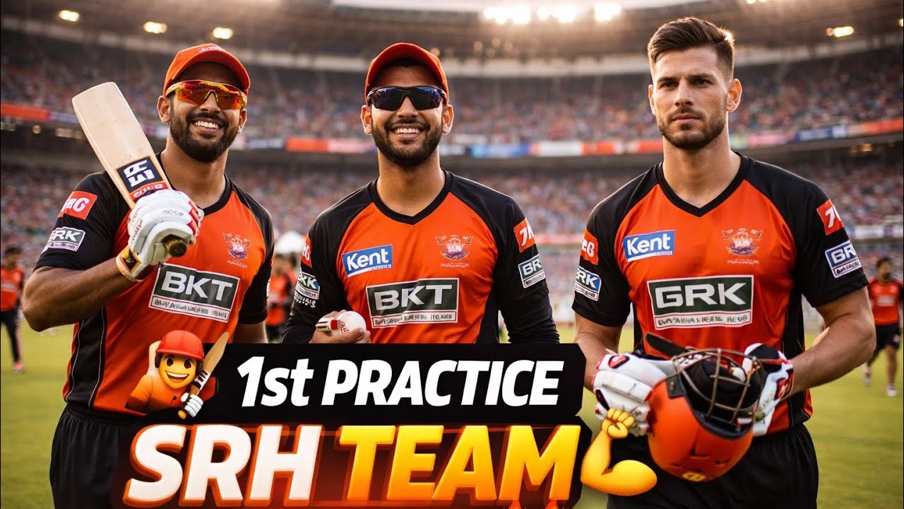 SRH 🔥 First Practice Match 2026 | SRH1 🆚 SRH2 Intra Squad Thriller 💥 ...