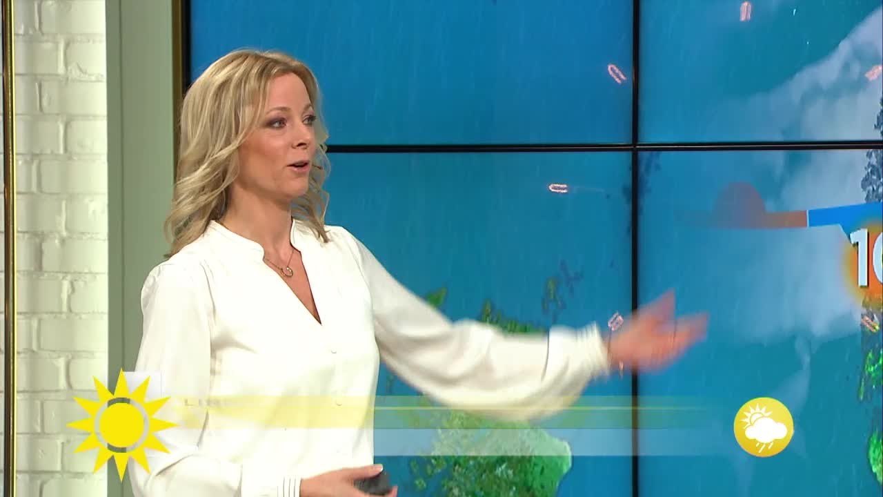 Meteorolog-Linda: Fantastiskt väder idag! - Nyhetsmorgon (TV4) - YouTube