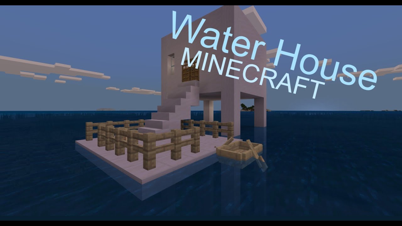 Water House speed build [MINECRAFT] - YouTube