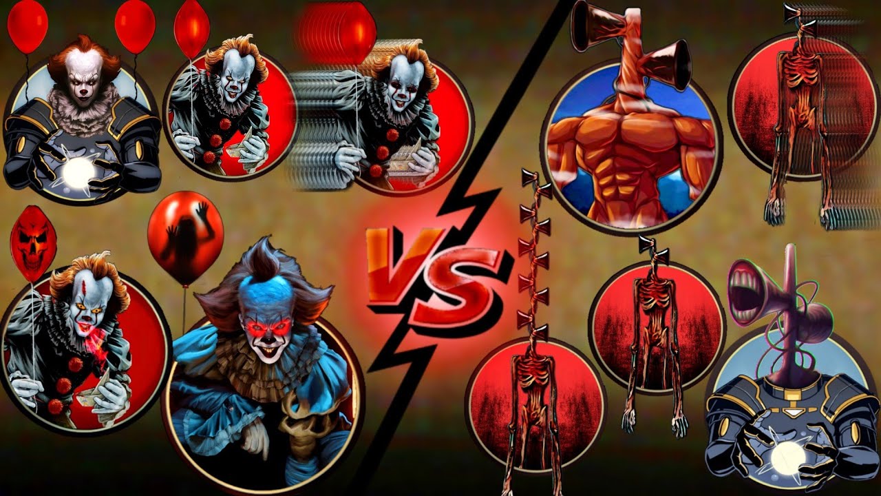 All It-Pennywise Vs All Siren Head || Shadow Fight 2 - YouTube