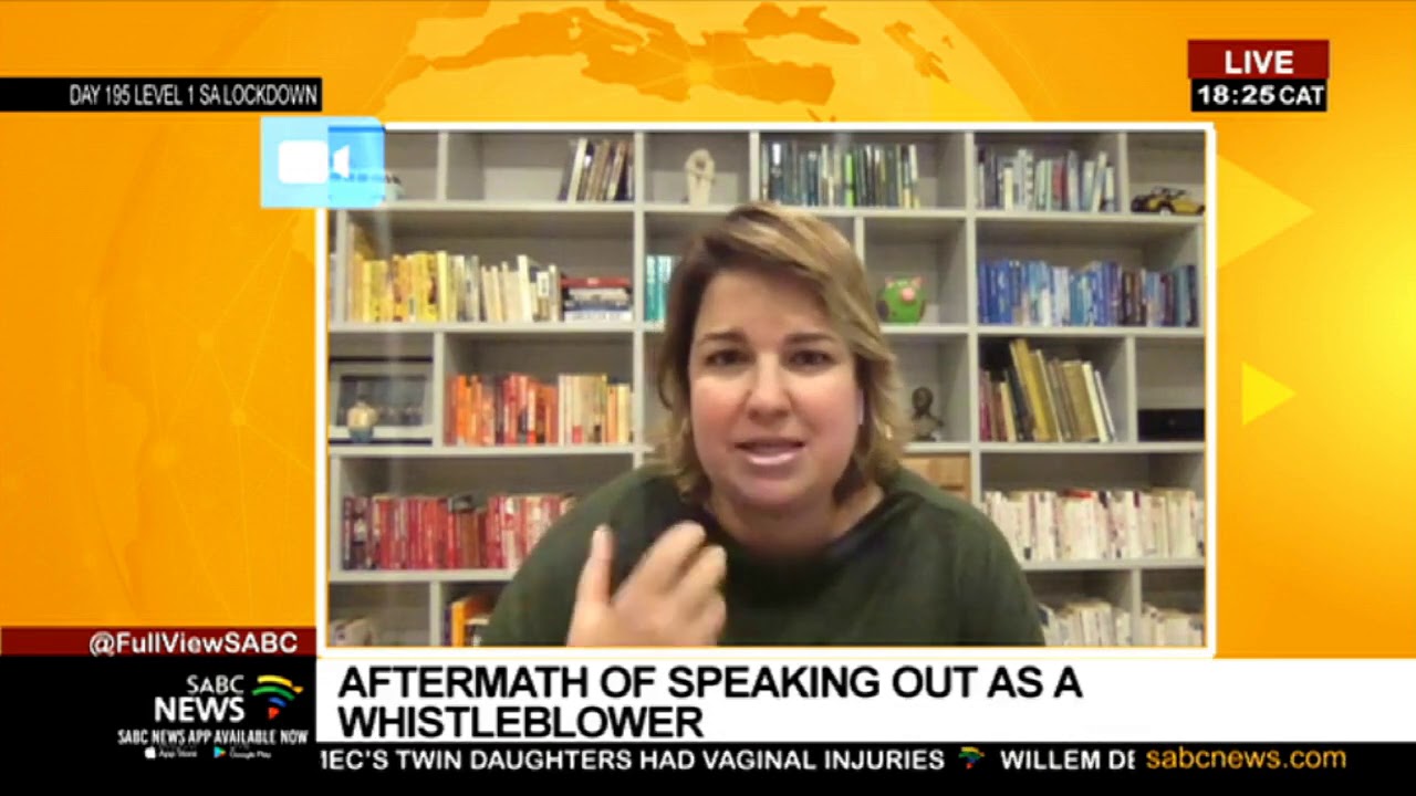 Mandy Wiener on her book: The Whistleblowers - YouTube