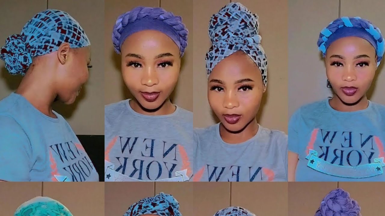 8 Headwrap styles | Headwrap tutorials |step by step |Doek tutorials - YouTube