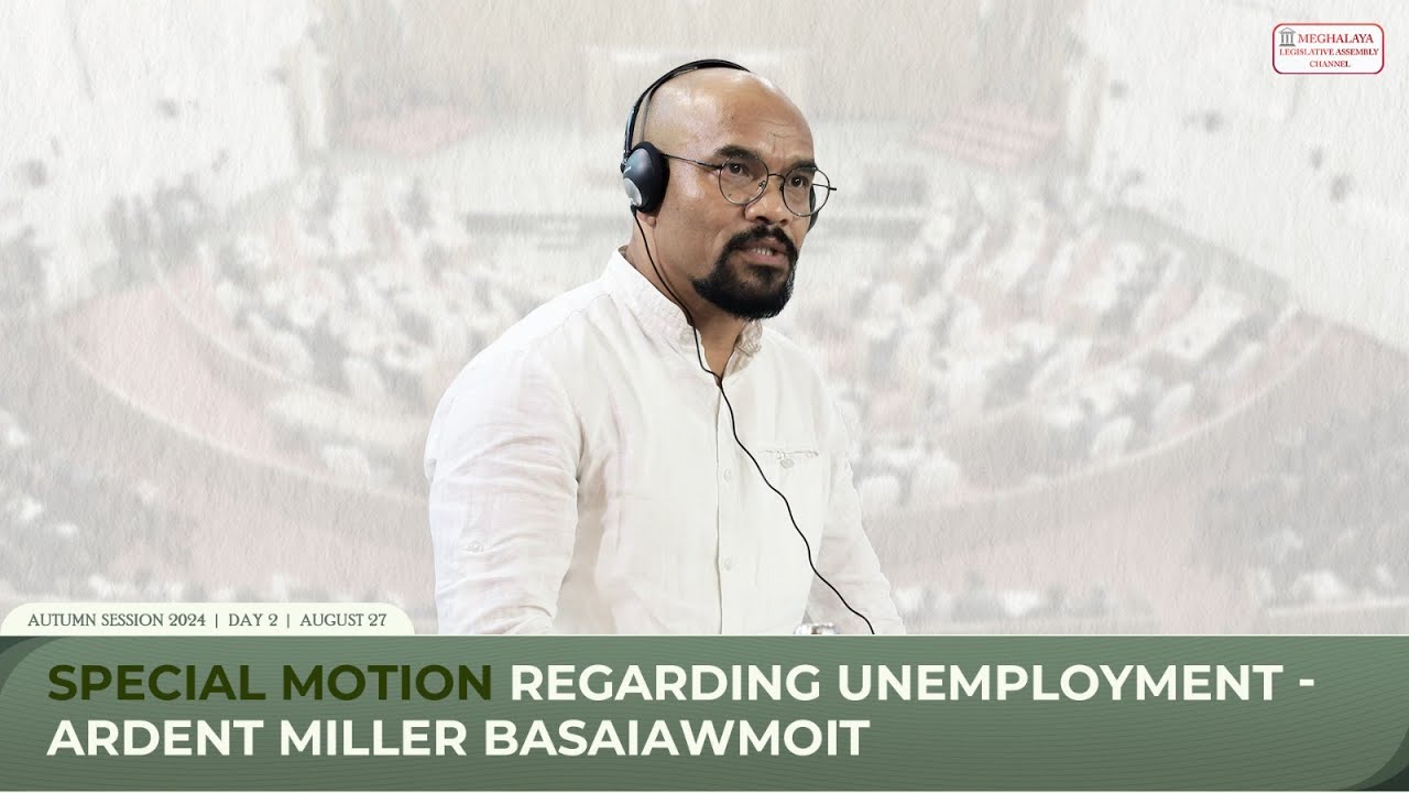 Special Motion regarding Unemployment - Ardent Miller Basaiawmoit - YouTube