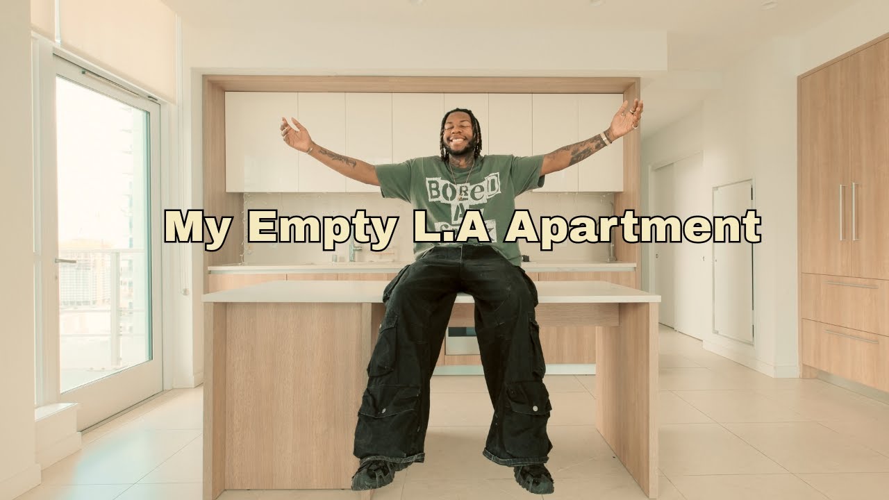 My Empty L.A Apartment Tour - YouTube