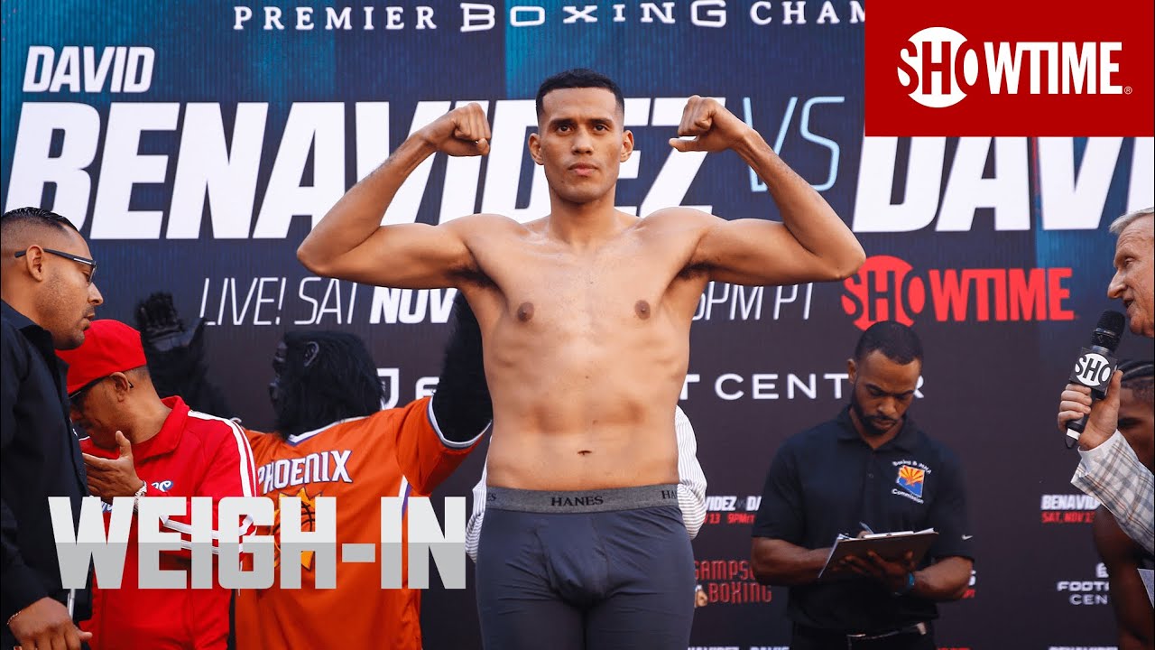 Benavidez vs. Davis: Official Weigh-In | SHOWTIME CHAMPIONSHIP BOXING ...