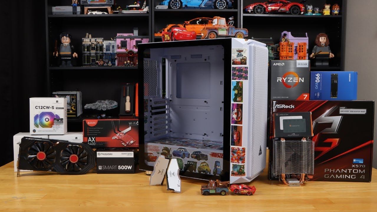 Mason's "Lightning McQueen" Build | 2600x RX 580 Roblox PC - YouTube