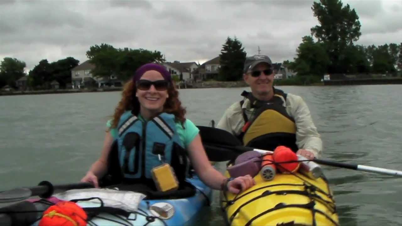Kayaking the Detroit River - YouTube