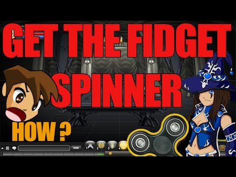 AQW | SECRET FIDGET SPINNER ? - YouTube