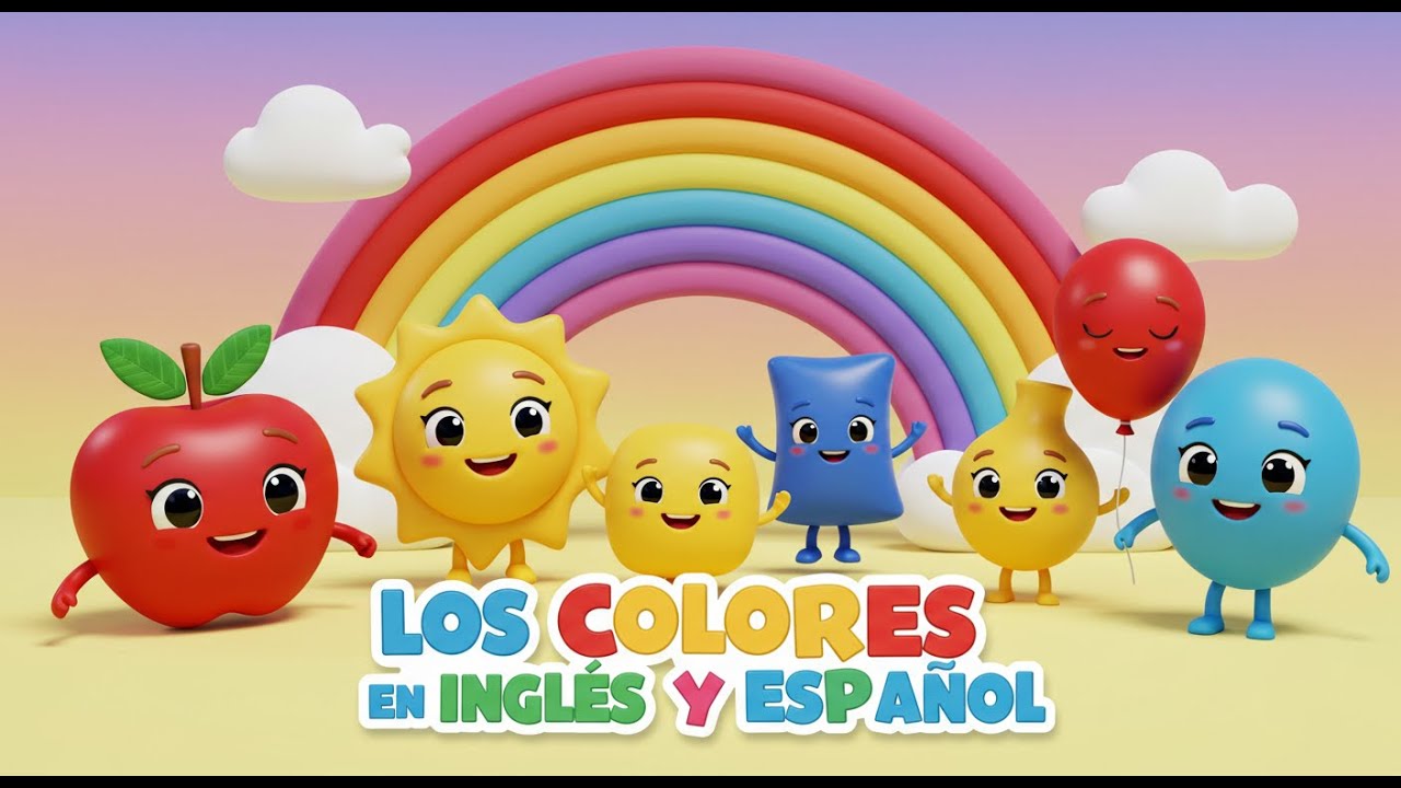 🌈 The Colors / Los Colores | Aprende Inglés y Español con esta Canción ...