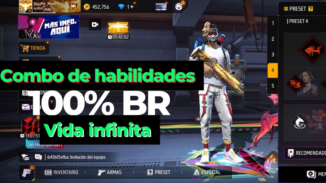 Combo de habilidades para jugar solo en BR - YouTube