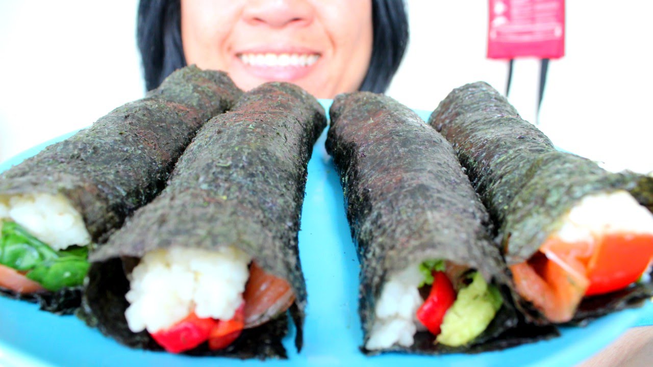 ASMR Making Easy Sushi For Dummies ScorpioAnnYT - YouTube