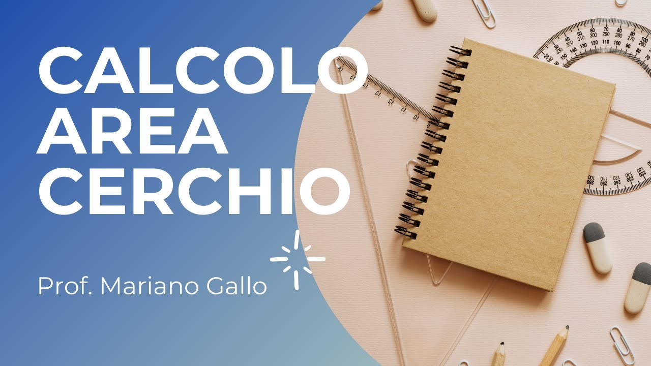Calcolo dell'area del cerchio - YouTube