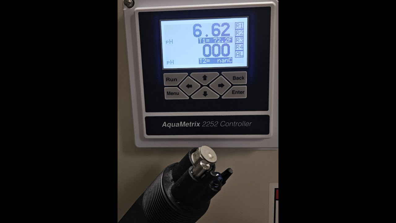 Beckart pH Meter Setup - Connect new probe to AquaMetrix 2252 - YouTube