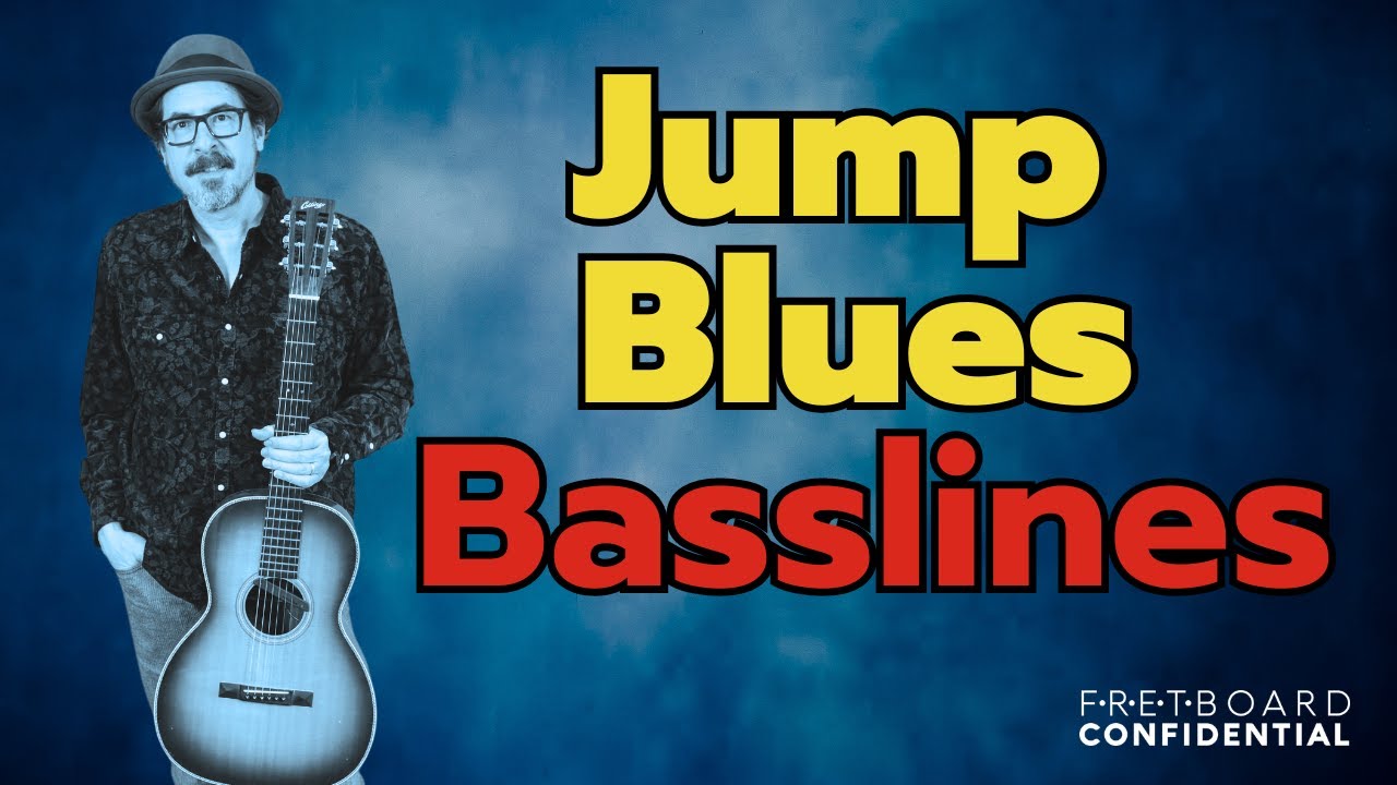Jump Blues Basslines Acoustic Fingerstyle Guitar Lesson - YouTube