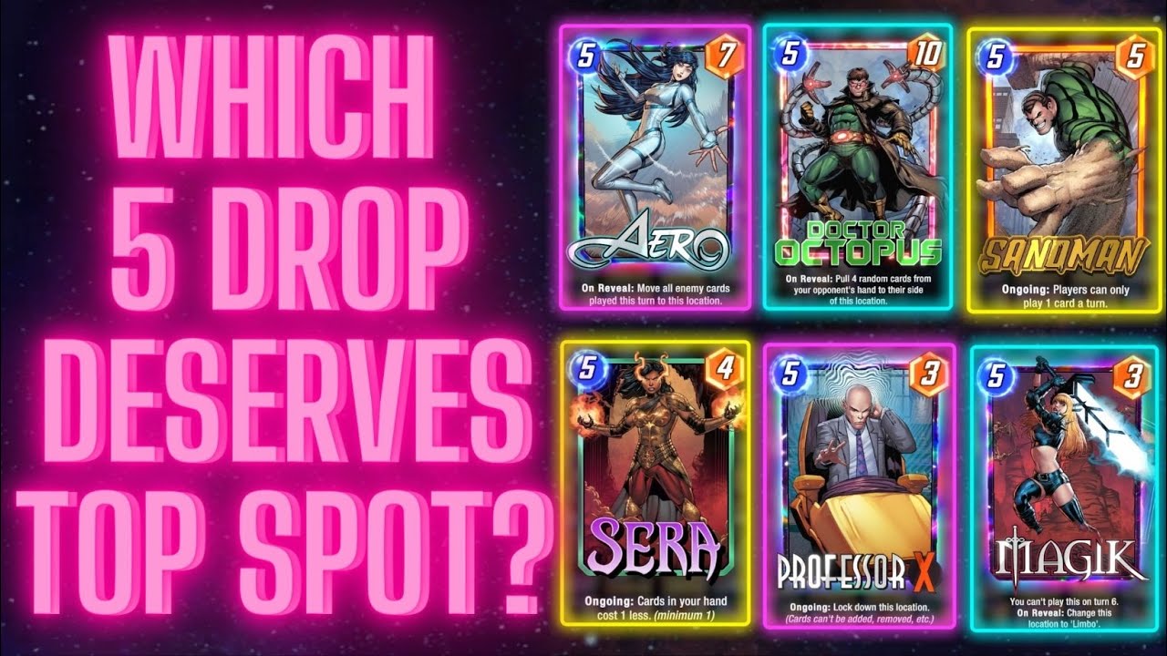 Ranking All the Best 5 Drops | Marvel SNAP - YouTube