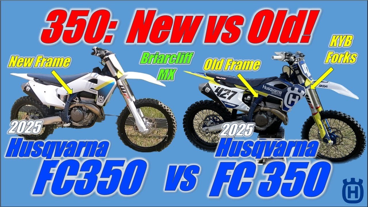 2025 Husqvarna FC350 vs 2024 Husqvarna FC350 Back to Back: Updated ...