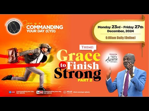 COMMANDING YOUR DAY || (TUESDAY - 24/12/2024) - YouTube