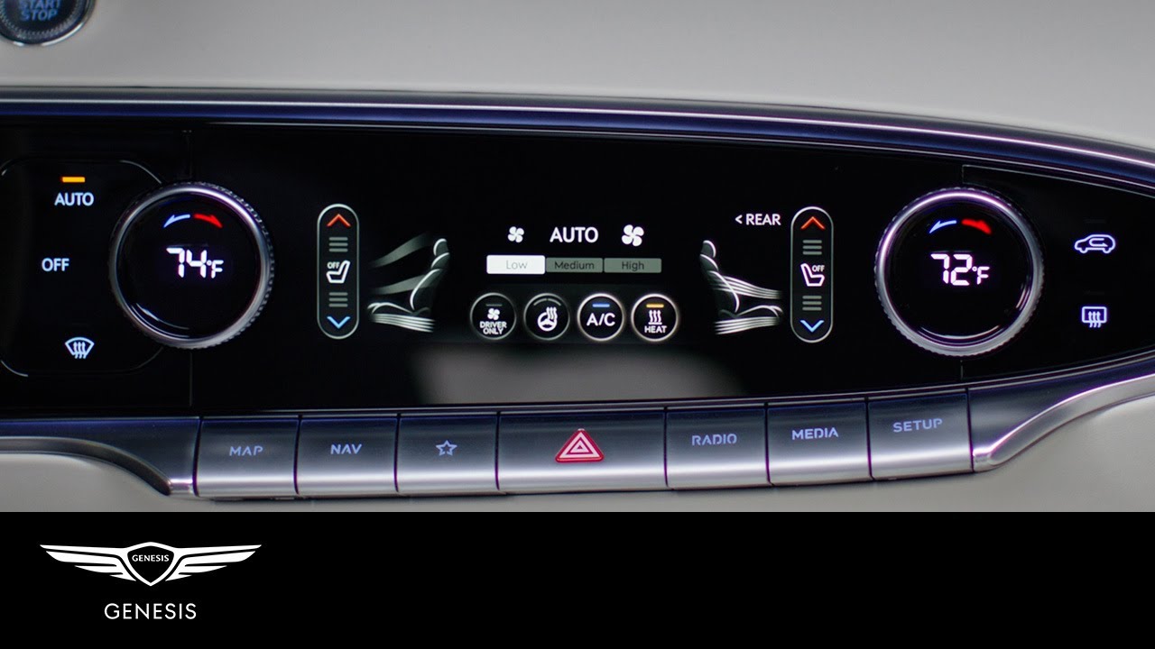 HVAC Overview | Electrified GV70 | How-To | Genesis USA - YouTube