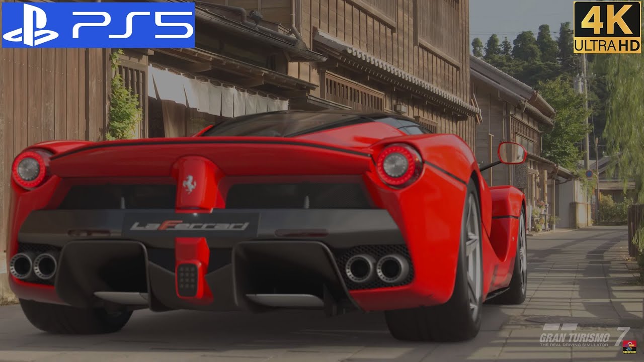 Ferrari La Ferrari world scapes movie | Gran Turismo 7 | 4K PS5 footage ...