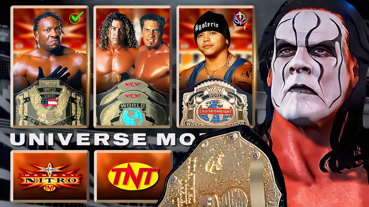 I Built The Best Universe Mode but it's WCW 2002! (WWE 2K23) - YouTube