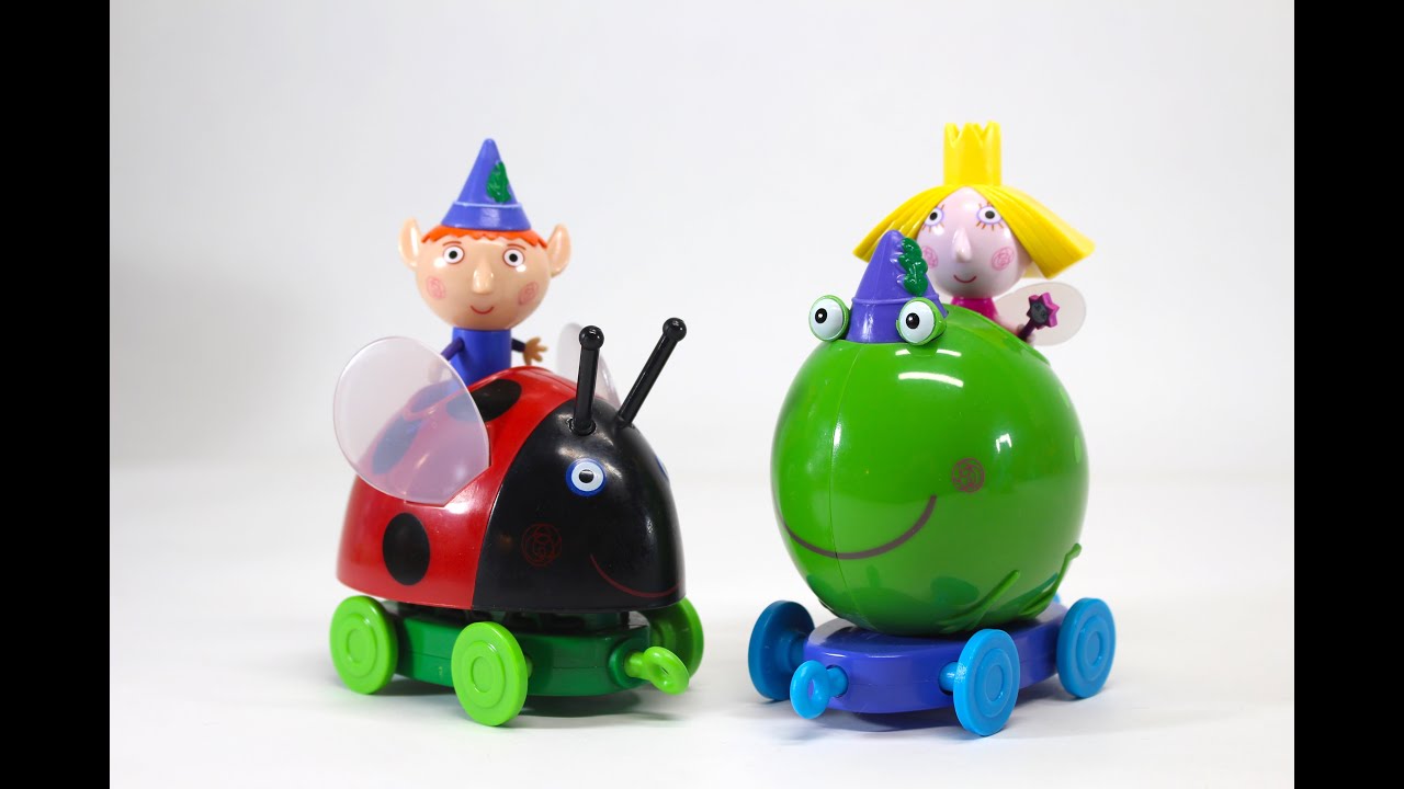 Ben & Holly's Little Kingdon Gaston and Ben Frog Push Along toys - YouTube