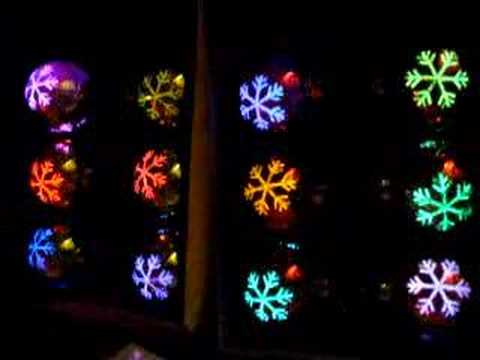 Christmas Colors Changing effect balls - YouTube