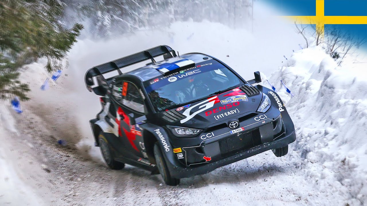 Best of WRC Rally Sweden 2024 | Crashes, Action and Raw Sound - YouTube