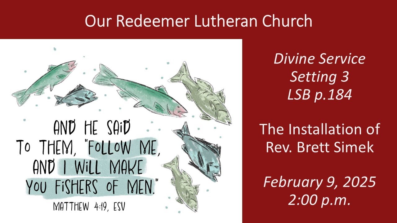 The Installation of Rev. Brett Simek - YouTube