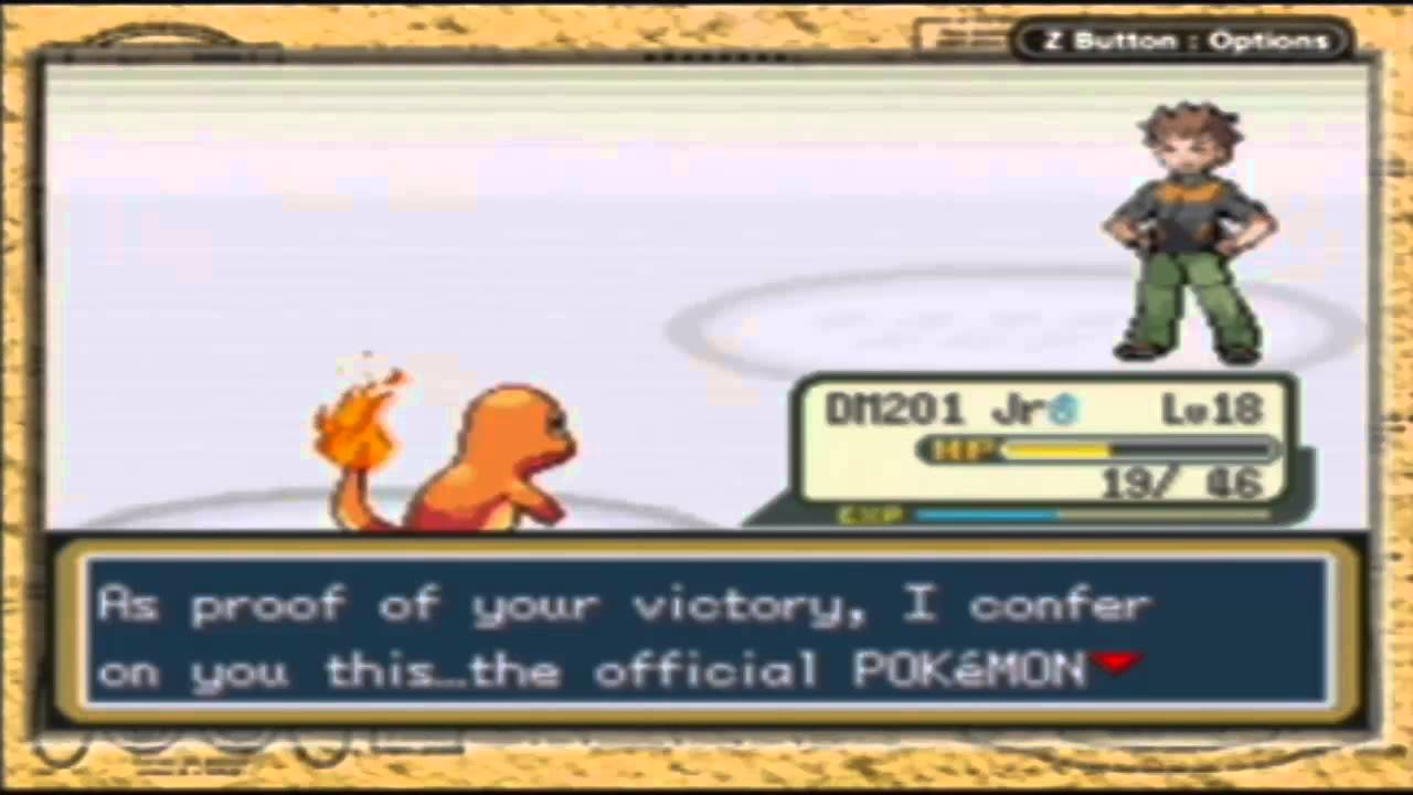 Lets Play Pokemon Fire red Ep 3 Pewter Gym - YouTube