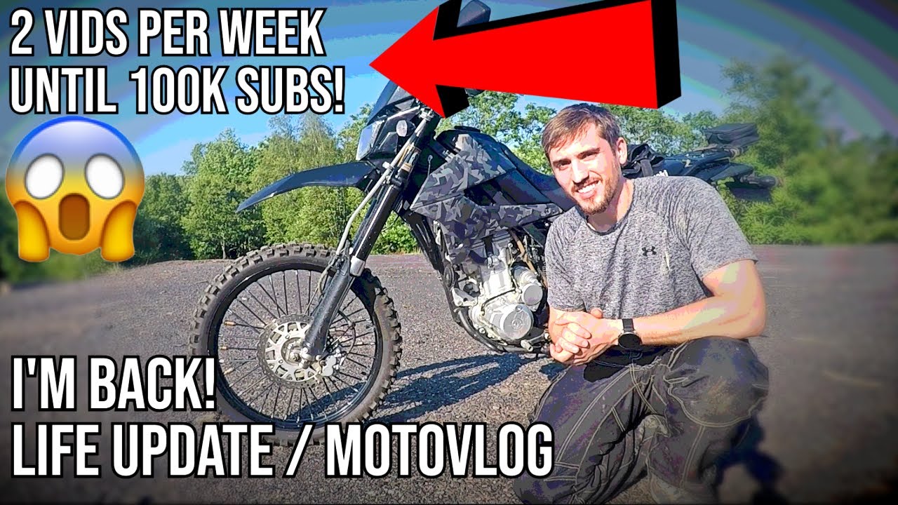 2 VIDEOS A WEEK UNTIL 100K SUBSCRIBERS! / MOTOVLOG - YouTube