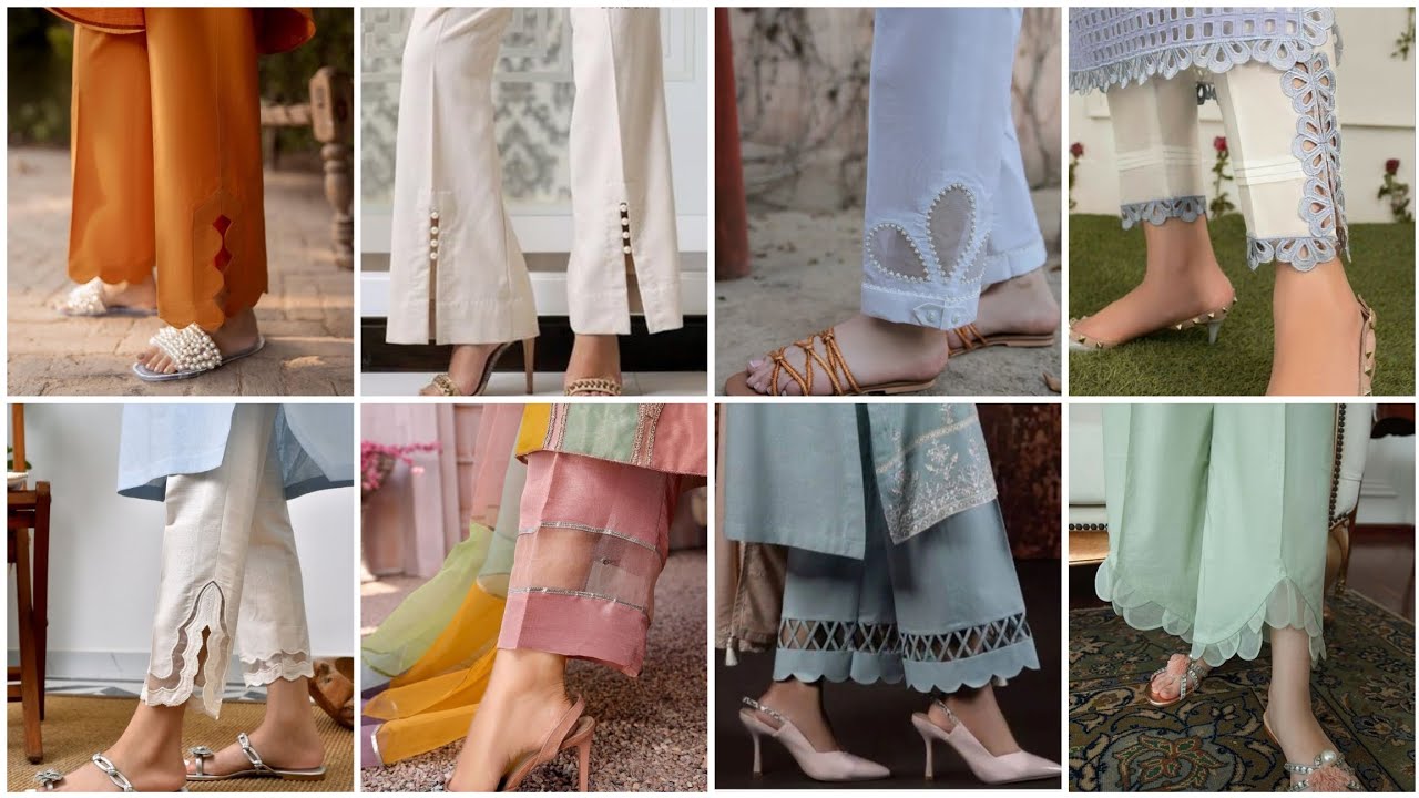 Latest pant design for suit | new trendy plazzo for kurti | latest eid ...