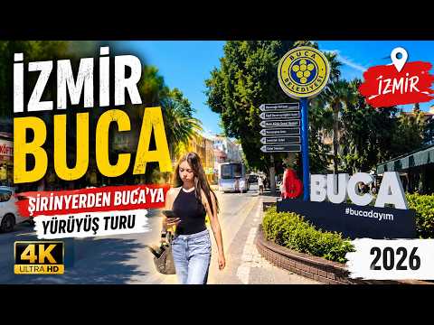 İZMİR ŞİRİNYER TO BUCA WALKING TOUR 2026 🇹🇷 | 4K Turkey Walking Tour | Buca City Walk