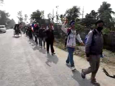 Limbuw Movement is Going on with Limbuwan Road March from Jogwani to ...