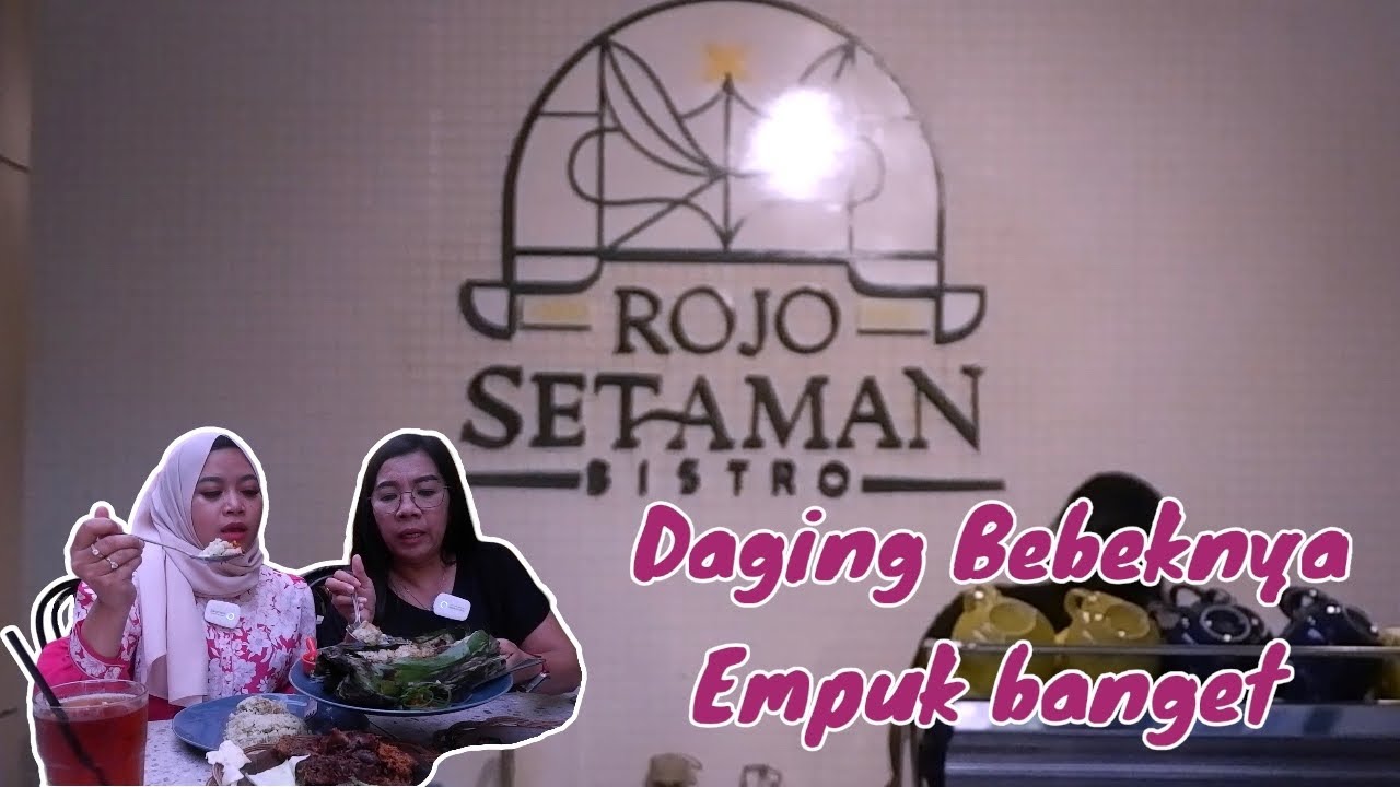 Makan Bebek Asap di Rojo Setaman Bistro - Bintaro - YouTube