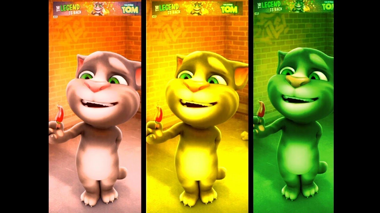 My talking Tom learn colour movement #mobilegames #gaming #gameplay ...