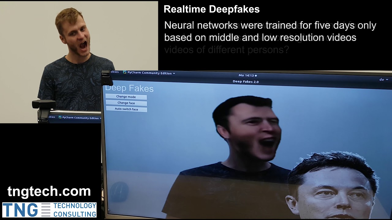 Realtime Deepfakes with a five day trained deep neural network (GAN ...