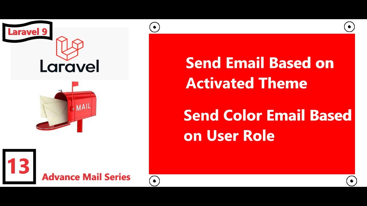 (13) Activate Theme for Sending Email | Advance Mail Series in Laravel ...