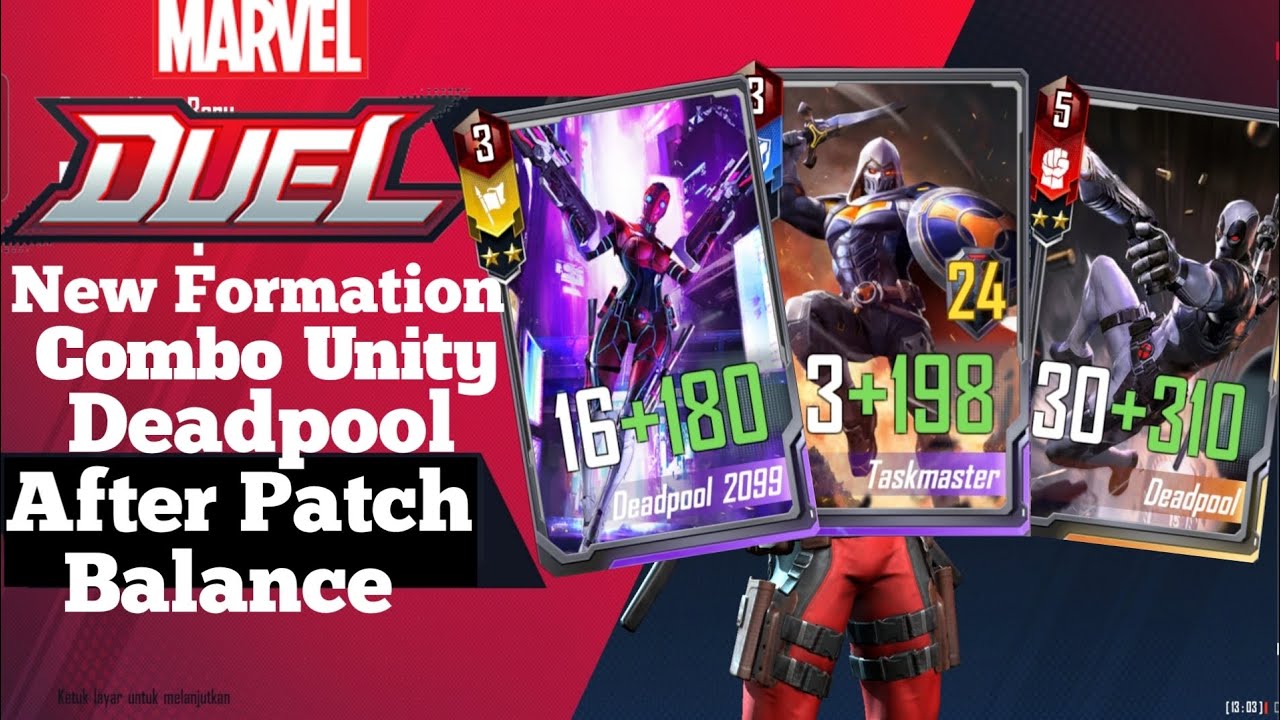 Marvel Duel | New Formation Combo Unity Deadpool Taskmaster - YouTube
