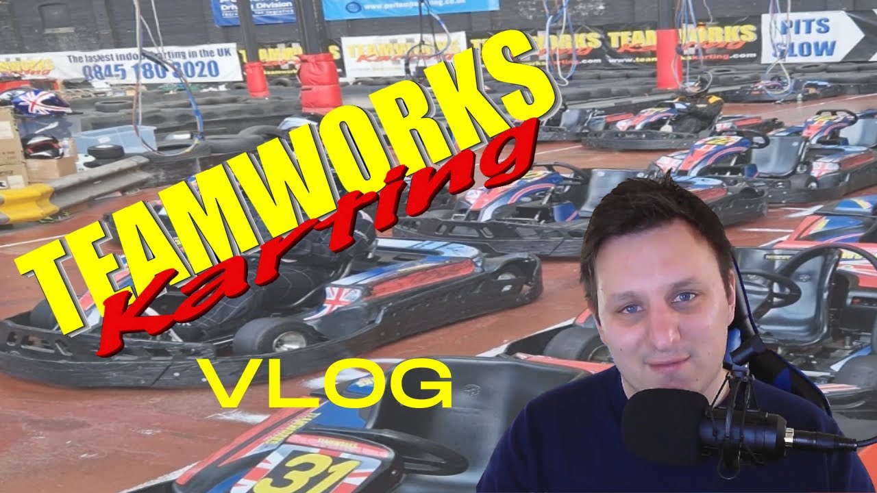TeamWorks Letchworth Karting Vlog - My FIRST Visit - YouTube