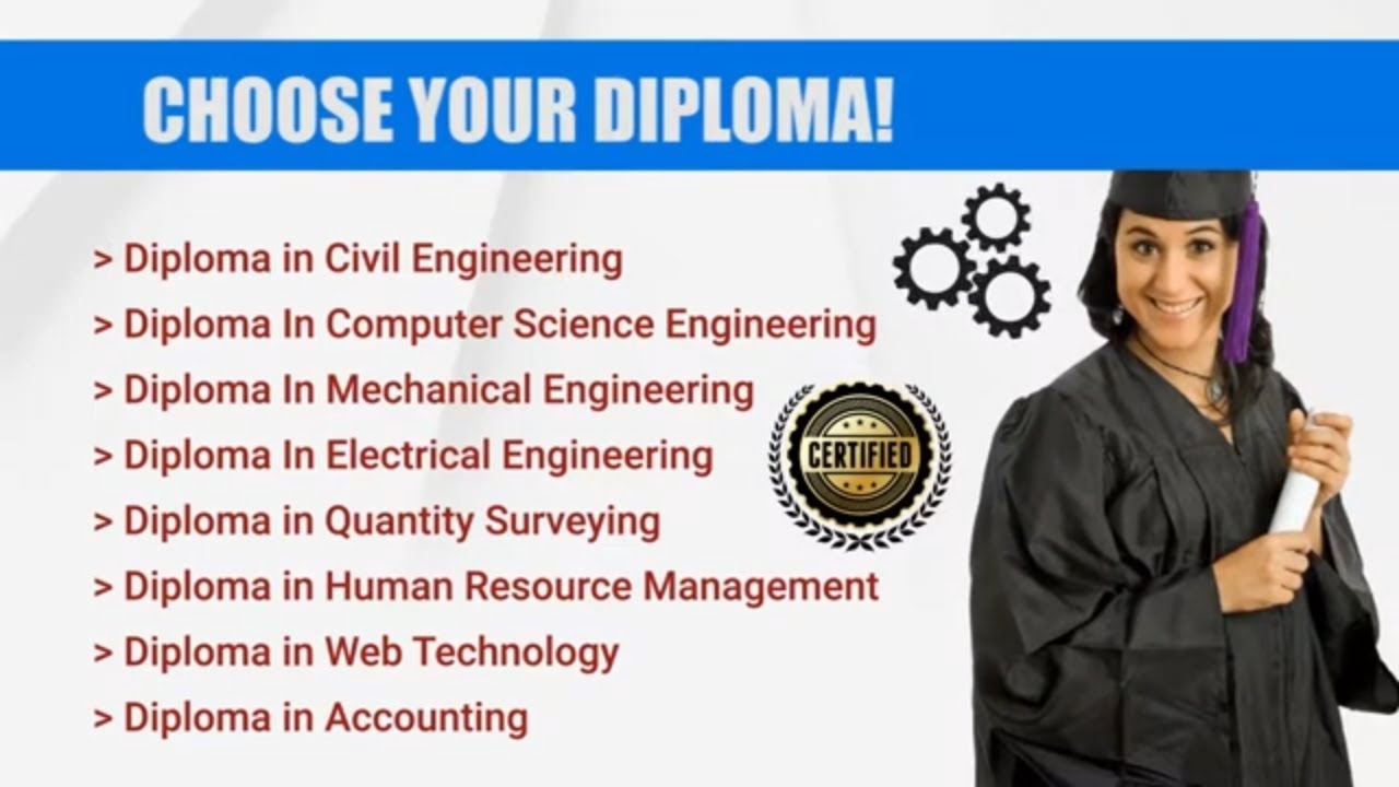 1 Year Diploma Course | Short-term Diploma courses | Diploma in ...