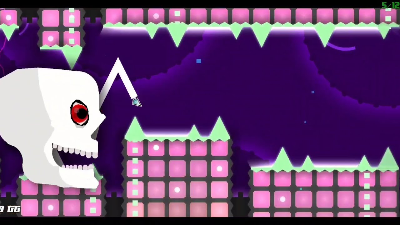 CRAZY | 100 % | | HARD DEMON | GEOMETRY DASH - YouTube