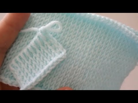 TUNUS İŞİ DÜZ ÖRGÜ YAPILIŞI \\ CROCHET \\ ÖRGÜ MODELLERİ \\ TUNUSİAN CROCHET
